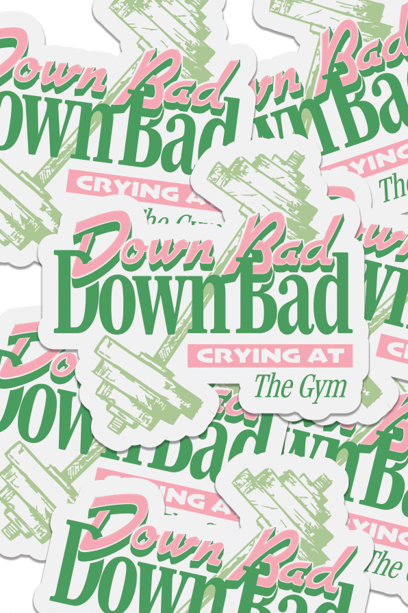 Down Bad Sticker – Asdelia Mae